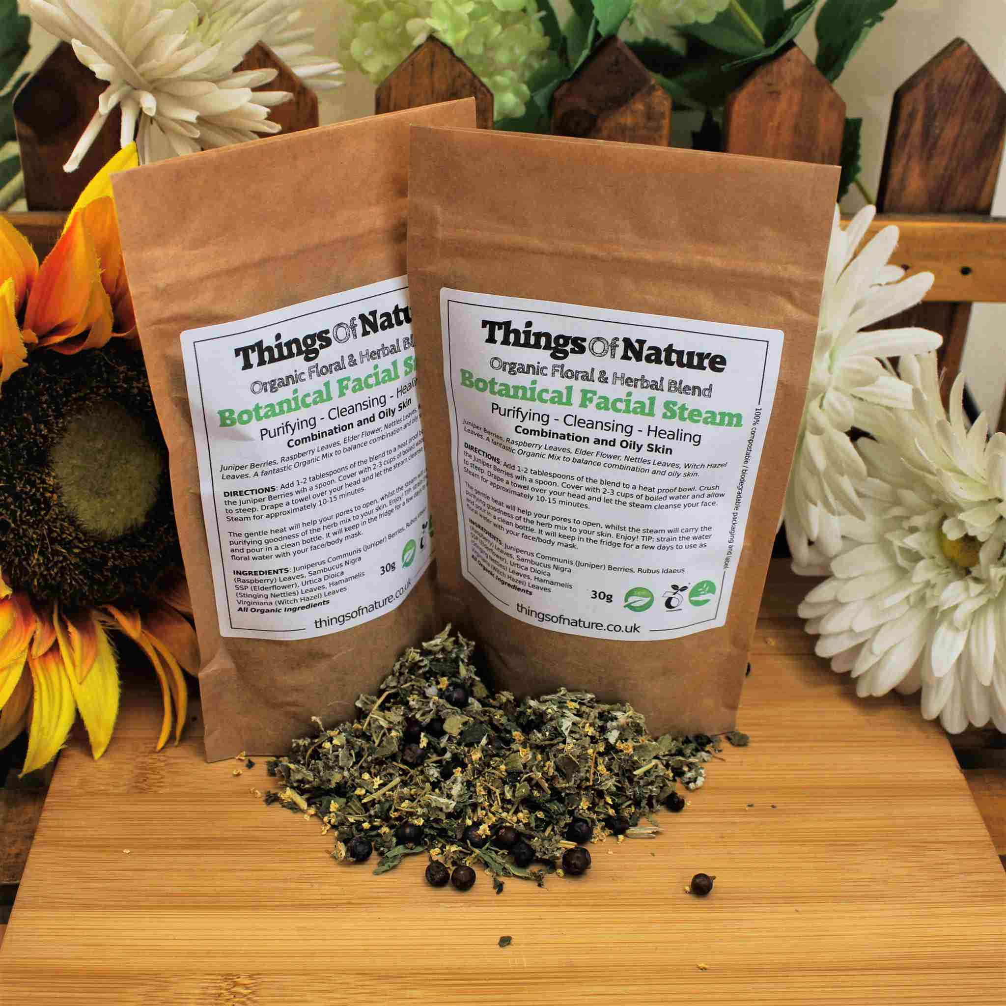 Organic Botanical Facial Steam: Combination and Oily Skin – Things of ...