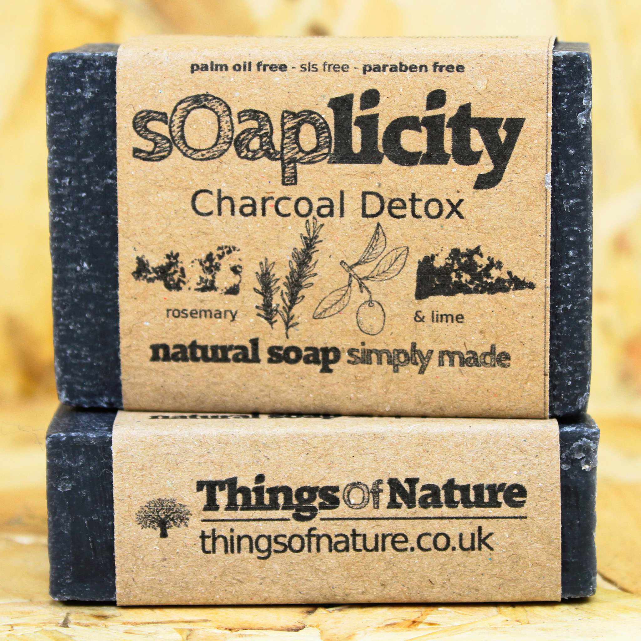 Solid Soap Bar: Charcoal Detox – Things of Nature
